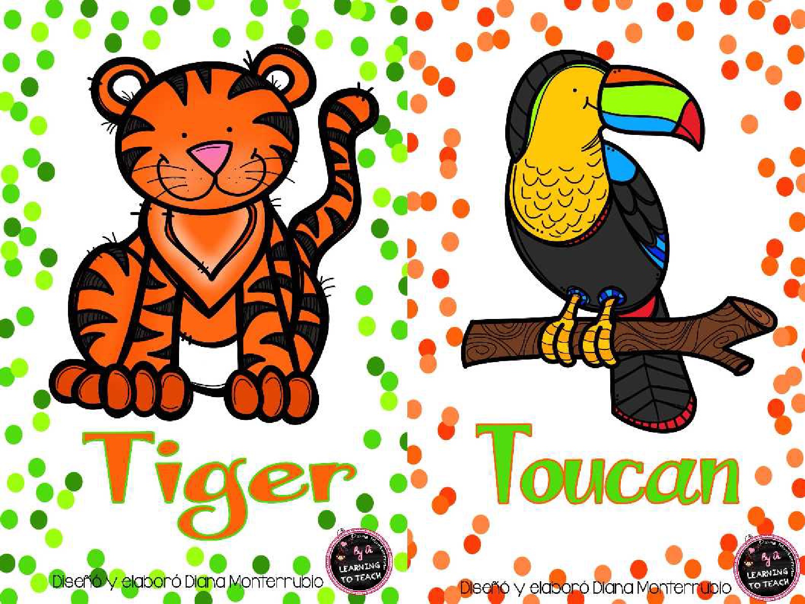 Tarjetas De Animales De Zoológico Y Hábitats (19) - Imagenes Educativas