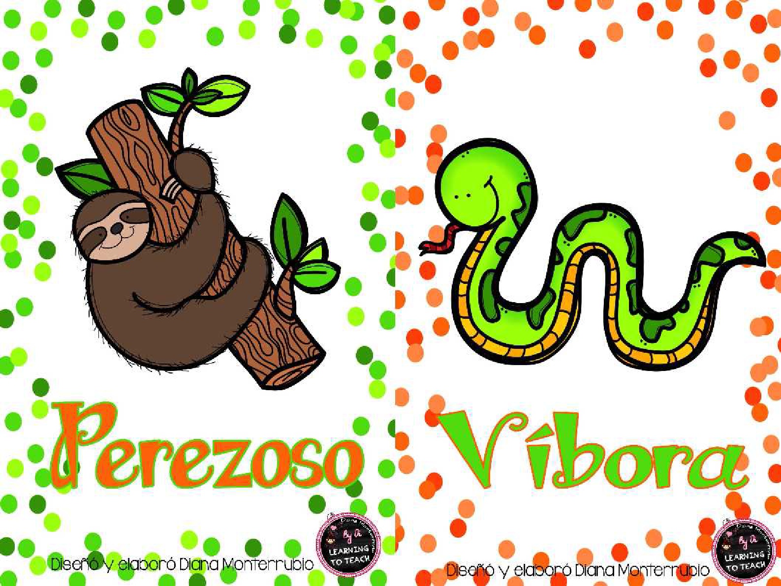 Tarjetas De Animales De Zoológico Y Hábitats (8) – Imagenes Educativas