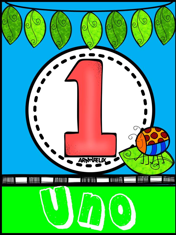 Carteles Números 1 al 10 (1) - Imagenes Educativas