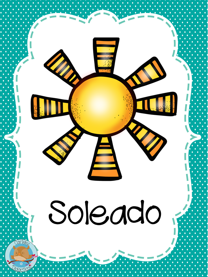 Carteles Tiempo Meteorológico (12) - Imagenes Educativas