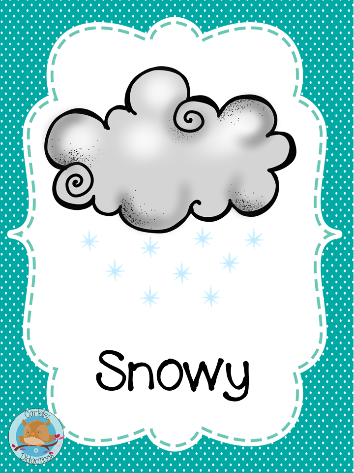 Carteles Tiempo Meteorológico (35) - Imagenes Educativas