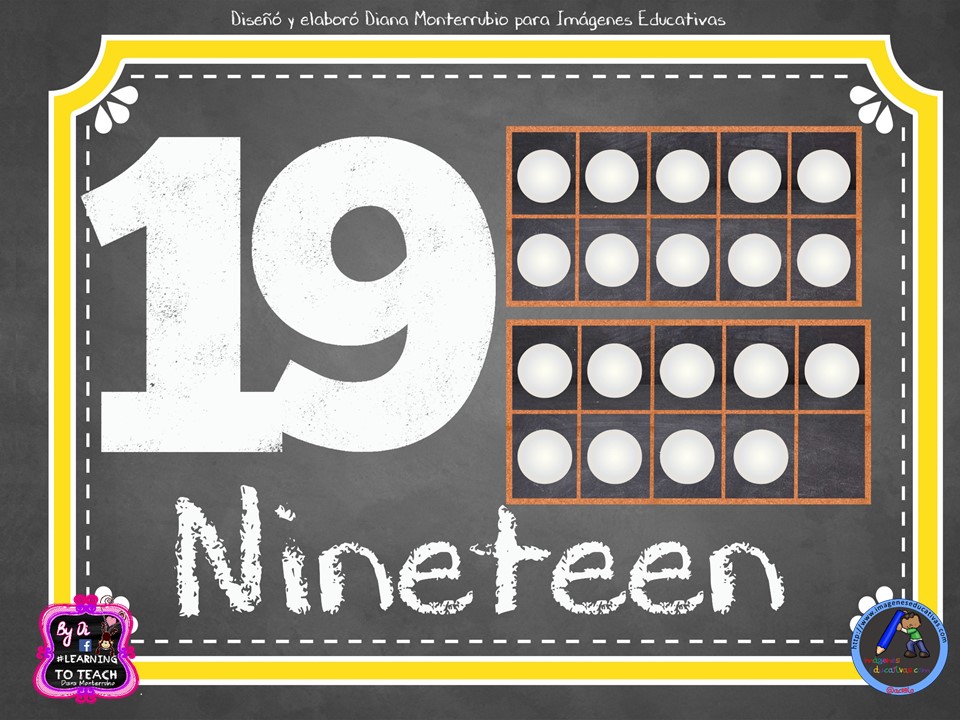 Carteles para trabajar los Números (40) - Imagenes Educativas
