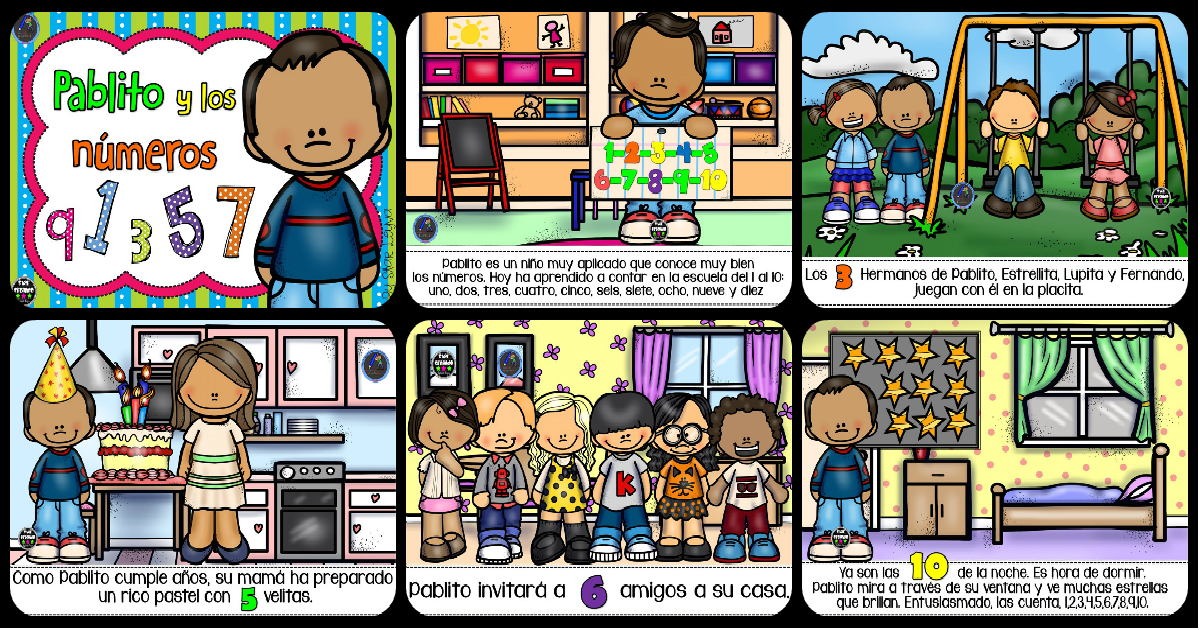 Cuento Pablito y los números