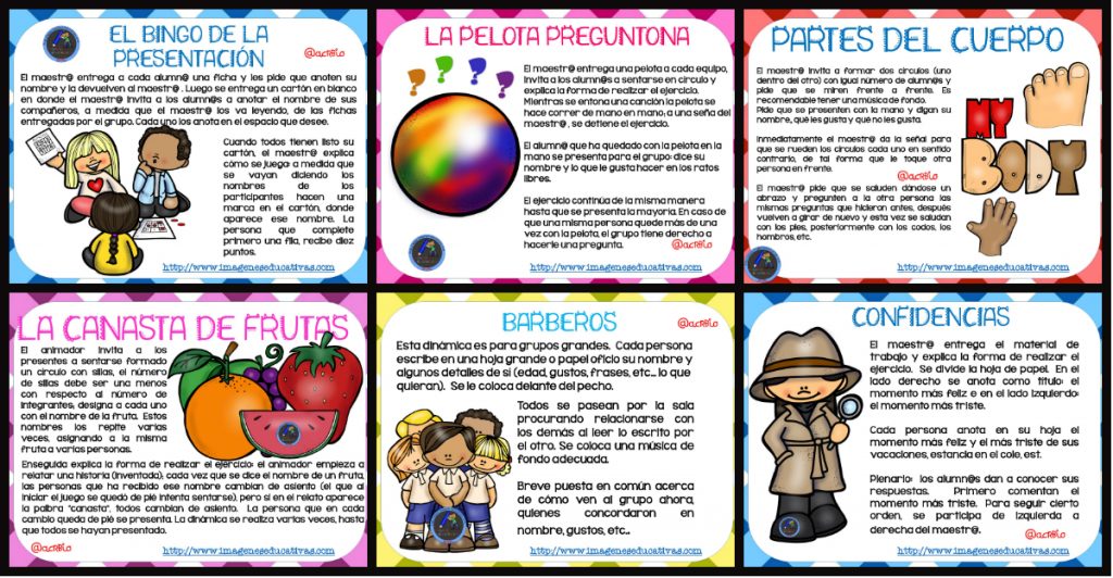 Actividades y propuestas para los primeros día de clase -Orientacion ...