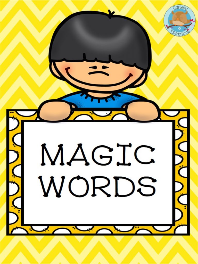 CARTELES PARA EL AULA Magic Words - Imagenes Educativas