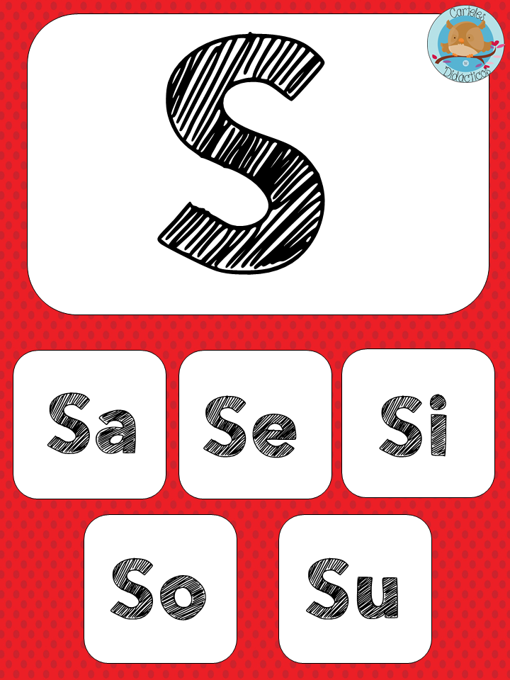 Sílabas carteles para trabajar y decorar (5) - Imagenes Educativas