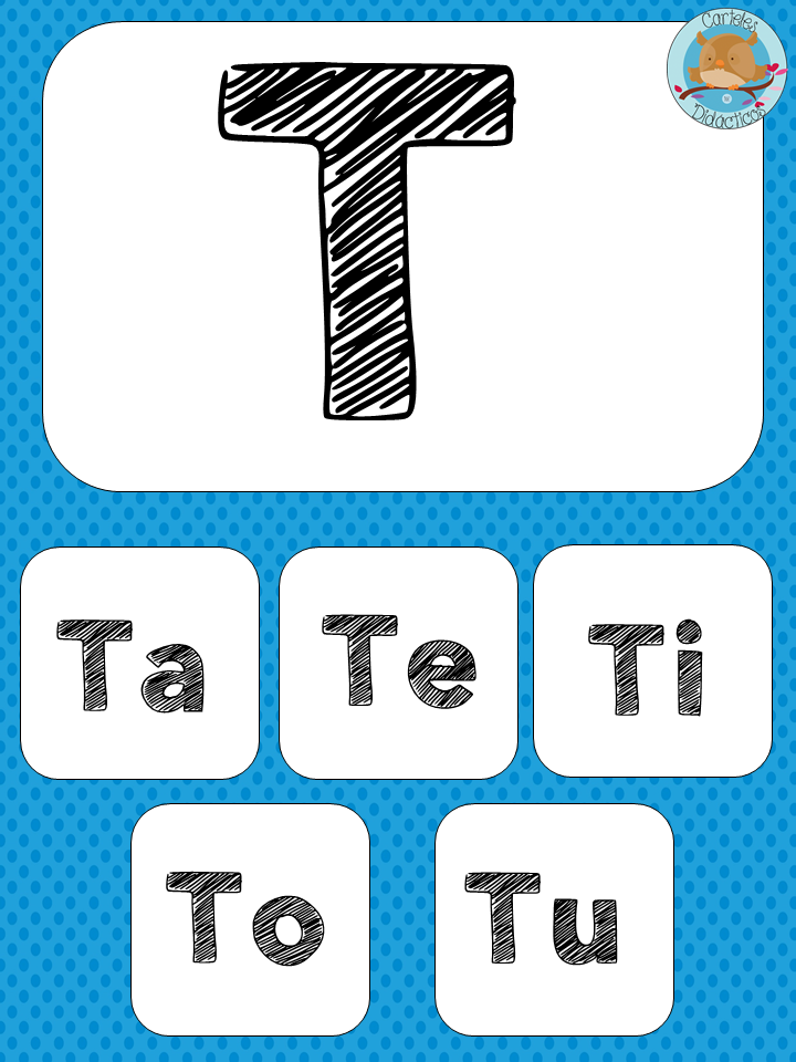 Sílabas carteles para trabajar y decorar (9) - Imagenes Educativas