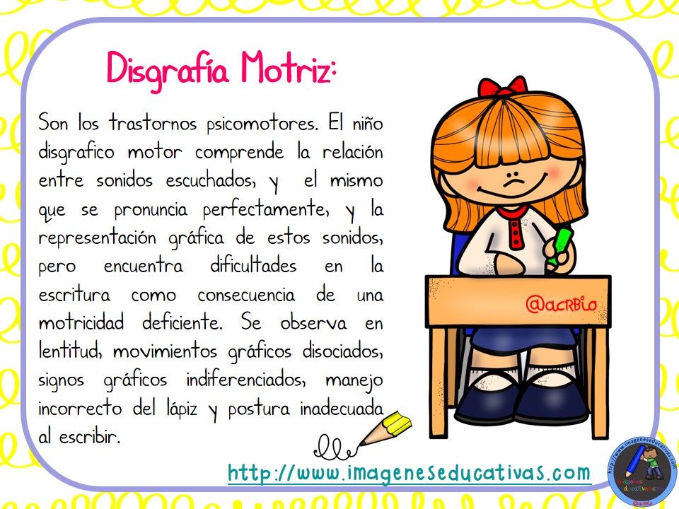 Tipos de DISGRAFÍA - Imagenes Educativas