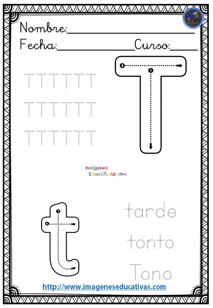 Completo abecedario guiado, repasamos Grafomotricidad - Imagenes Educativas