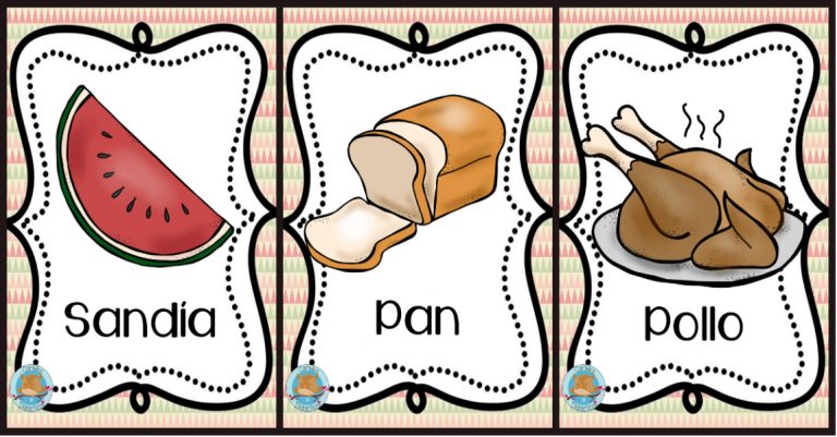 tarjetas-los-alimentos-portada - Imagenes Educativas