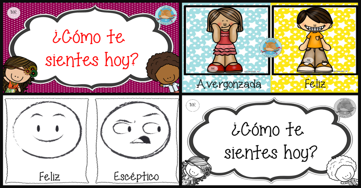 Trabajamos las emociones ¿Cómo te sientes hoy? - Imagenes Educativas
