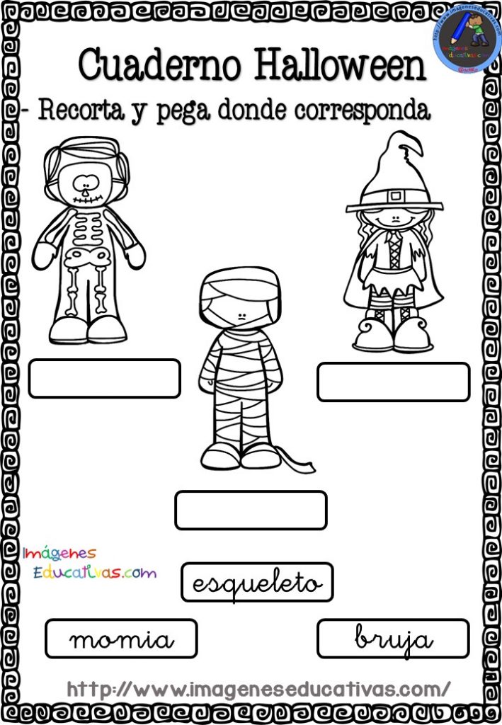 Completo cuaderno para trabajar Halloween diferentes niveles de ...