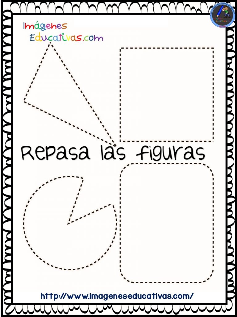 Colección de fichas para trabajar el trazo y FIGURAS - Imagenes Educativas