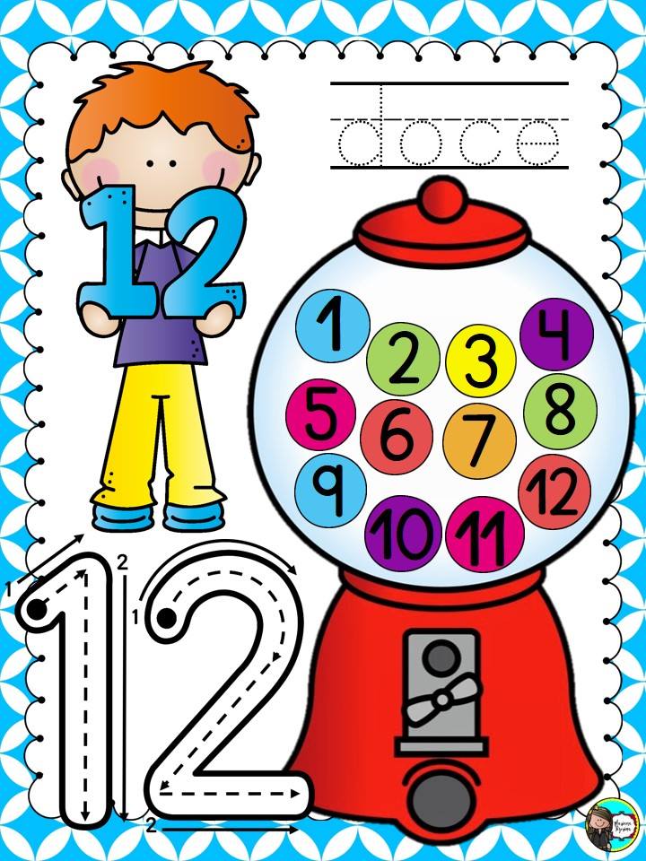 tarjetas-pra-trabajar-los-numeros-12 - Imagenes Educativas
