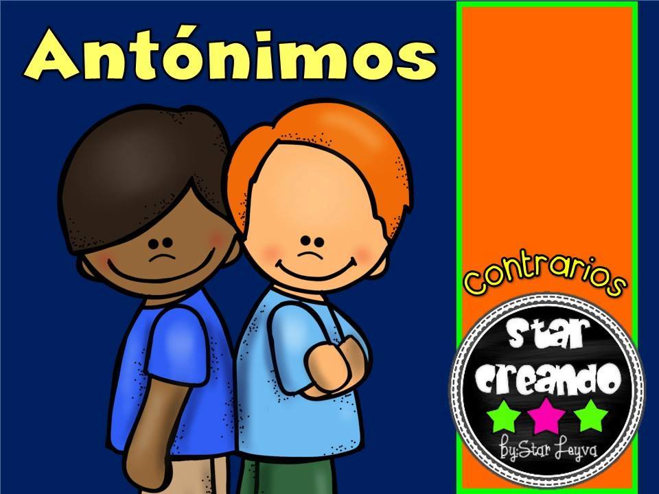 Opuestos, antónimos o contrarios, tarjetas para trabajar en clase II ...