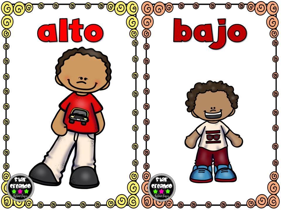 Opuestos, antónimos o contrarios, tarjetas para trabajar en clase I ...