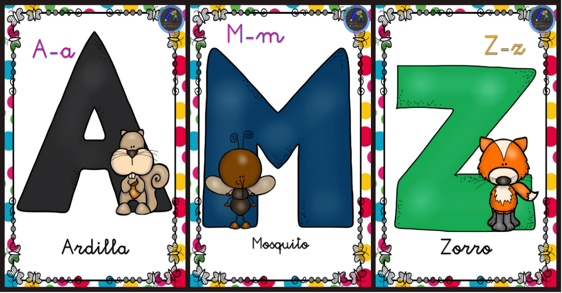 Abecedario De Animales Para Decorar Tu Clase Abecedario Alfabeto