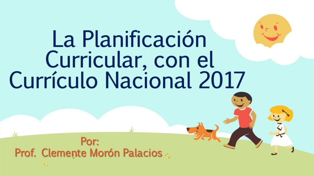La Planificación Curricular - Imagenes Educativas