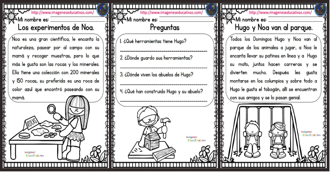 Lecturas Comprensivas Para Primaria Portada Imagenes Educativas
