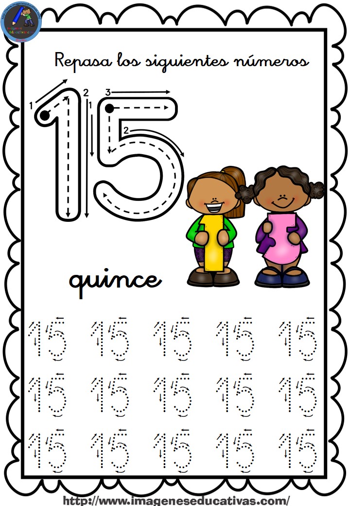 Completo cuaderno para repasar el trazo, números del 1 al 30 - Imagenes ...