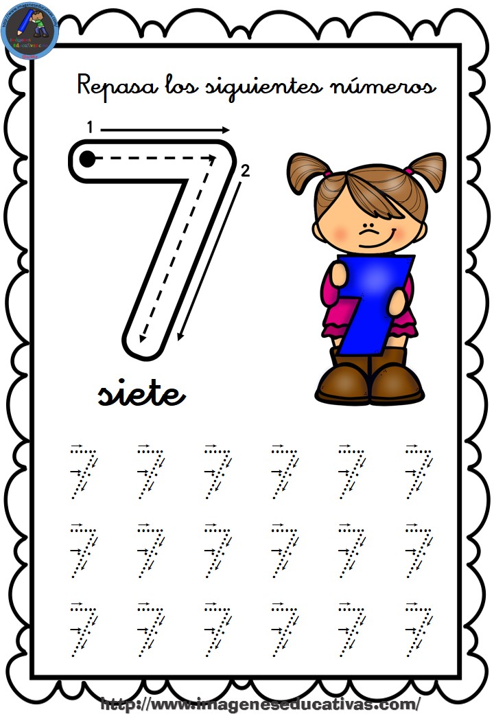 Completo cuaderno para repasar el trazo, números del 1 al 30 - Imagenes ...