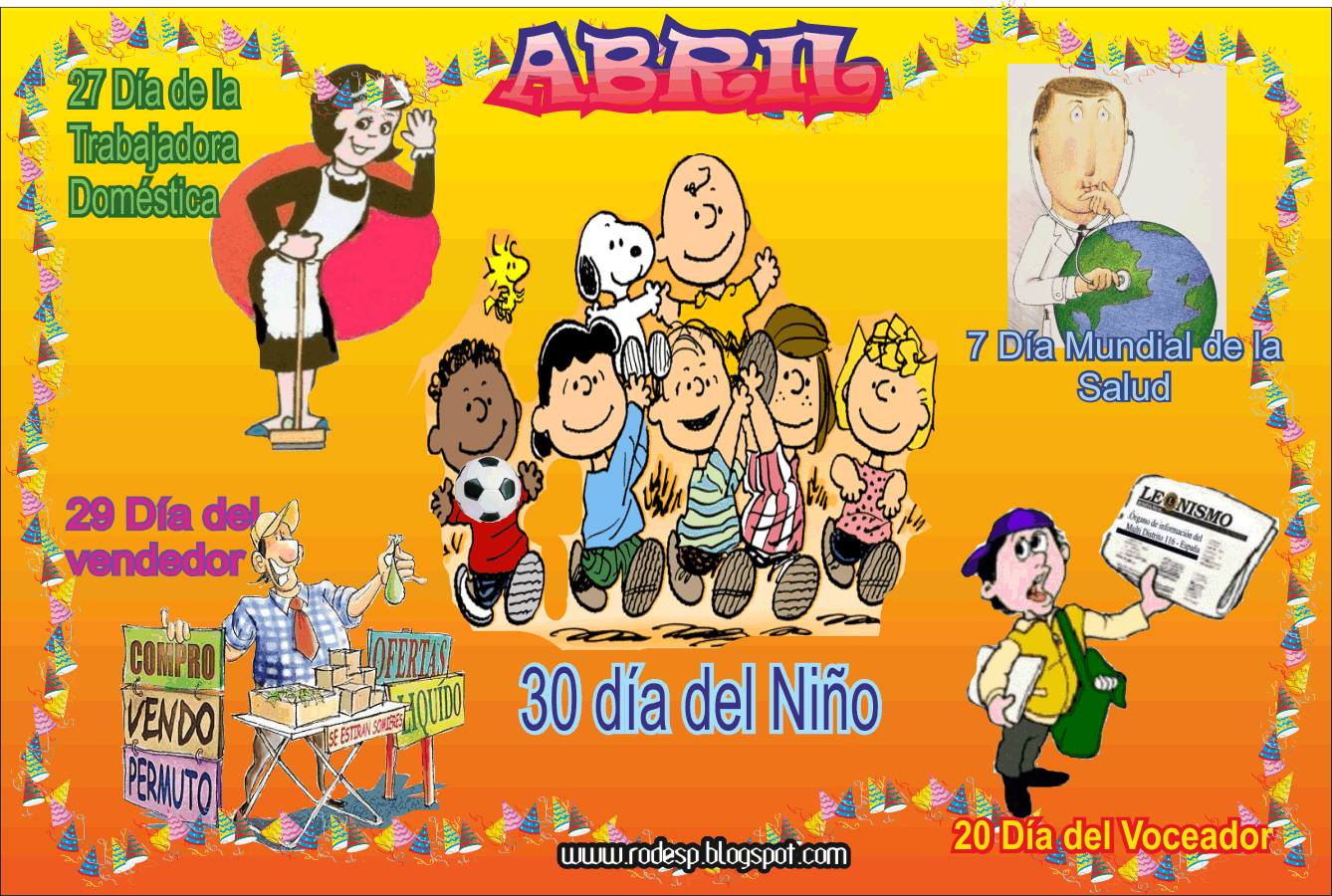 Ideas para el Periódico mural del mes de abril. (2) - Imagenes Educativas