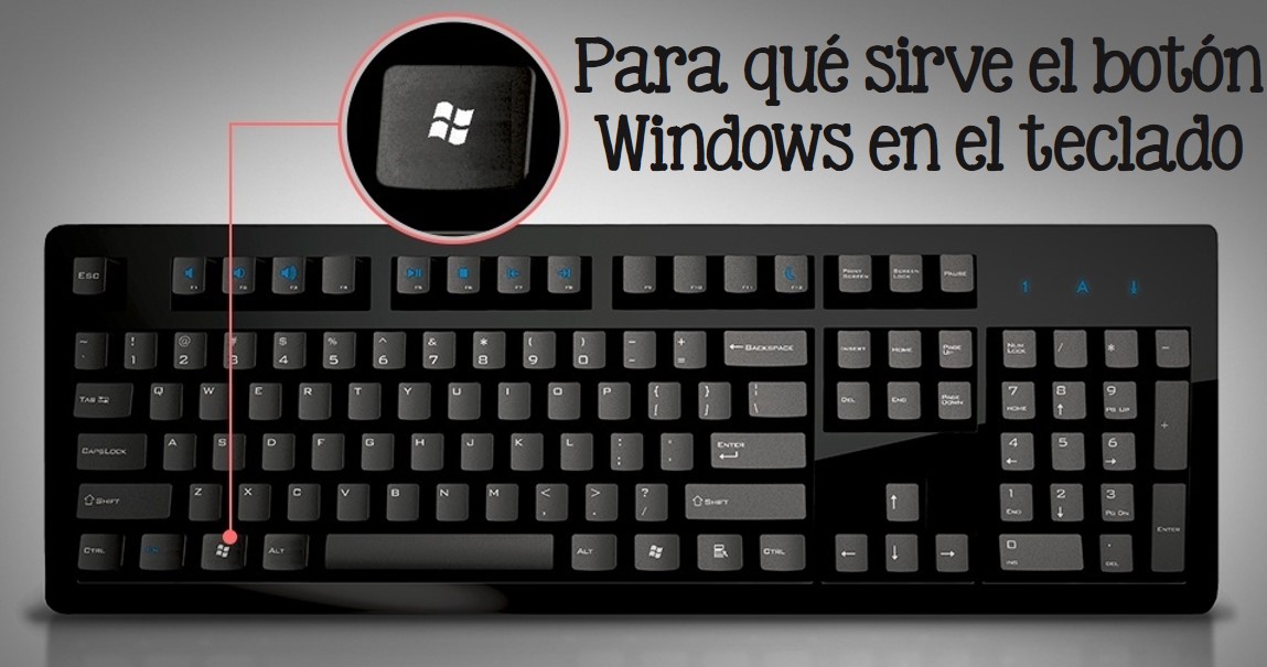 Para qué sirve el botón Windows en el teclado - Imagenes Educativas