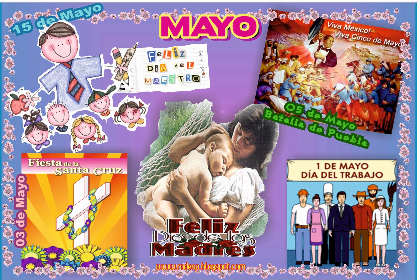 Periódico Mural Mayo mes de las Madres (20) - Imagenes Educativas