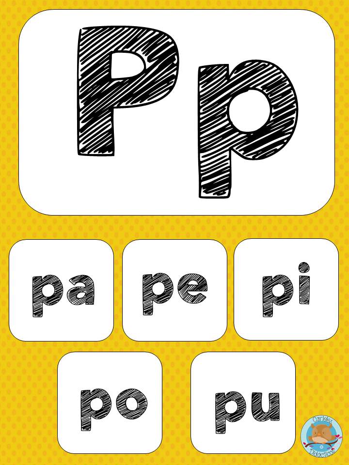 Sílabas carteles para trabajar y decorar II (31) - Imagenes Educativas