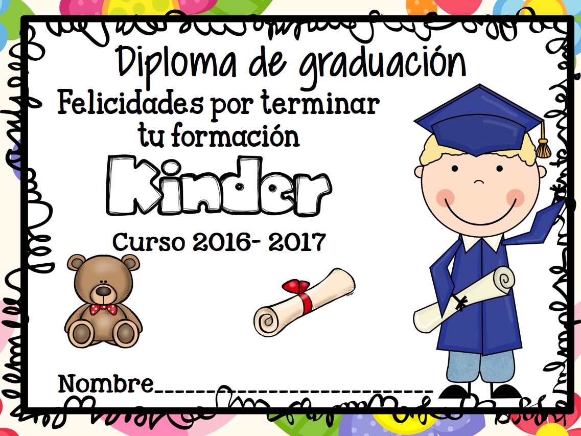 Diplomas de Graduación y fin de curso 2017 (28) - Imagenes Educativas