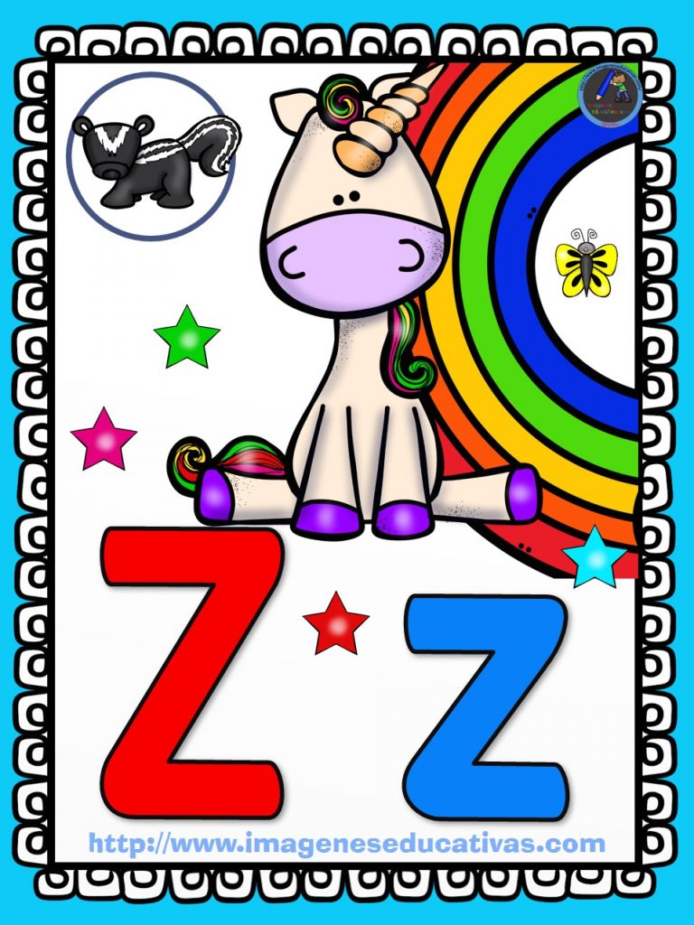 ABECEDARIO UNICORNIOS (27) - Imagenes Educativas