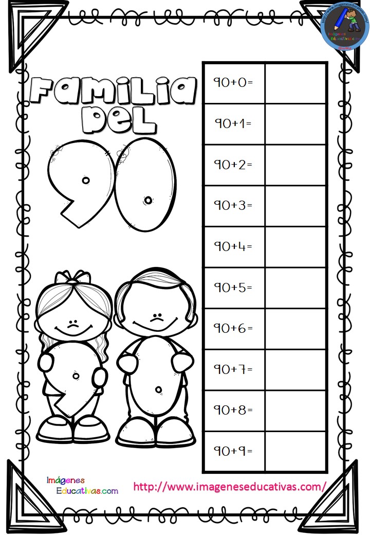 FAMILIA DE LOS NÚMEROS (9) - Imagenes Educativas