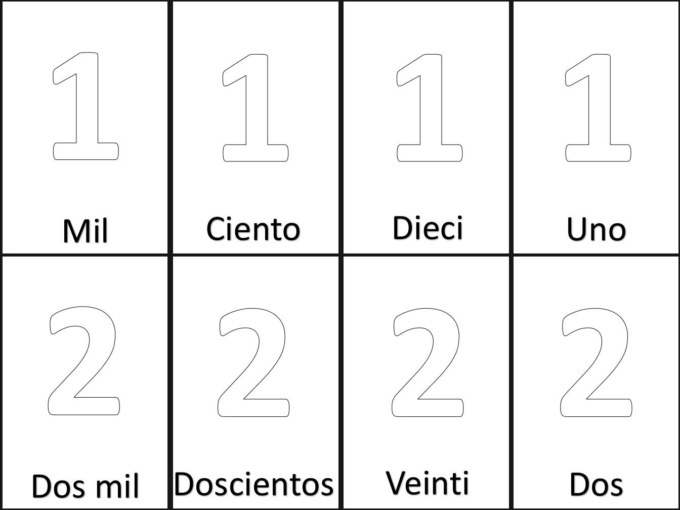 LIBRO MÓVIL DE LOS NÚMEROS del 1 al 1000 (13) - Imagenes Educativas