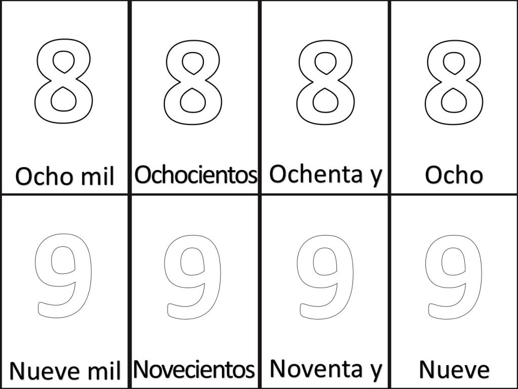 LIBRO MÓVIL DE LOS NÚMEROS del 1 al 1000 listo para imprimir - Imagenes ...