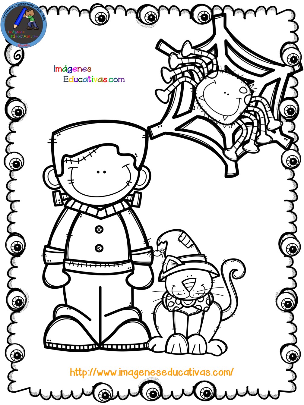 Mi libro para colorear en Halloween (2) - Imagenes Educativas
