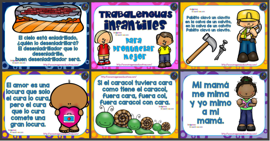 Trabalenguas infantiles cortos para entrenar pronunciación - Imagenes ...