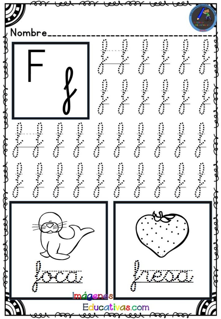 Abecedario para practicar la Grafomotricidad - Imagenes Educativas