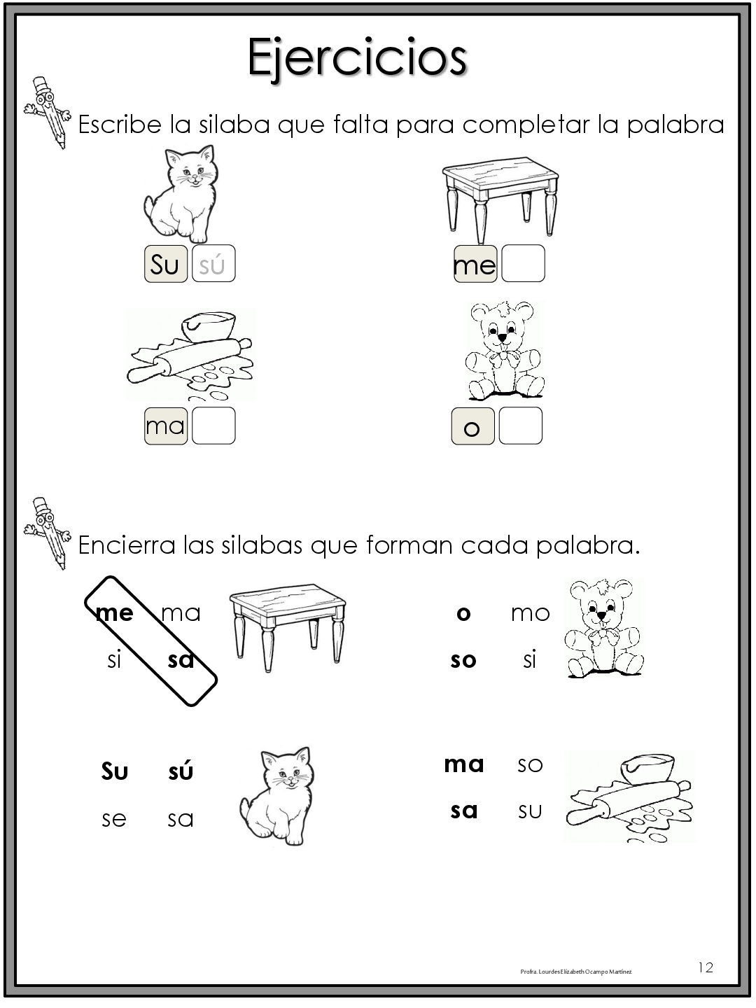 50 Ejercicios De Lecto Escritura Para Preescolar Y Primaria 004