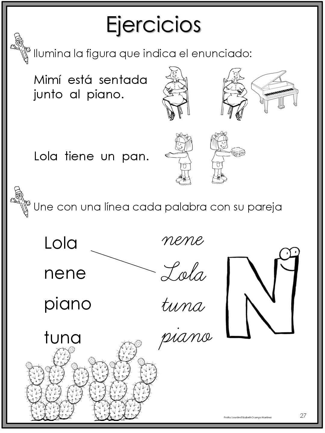 50 Ejercicios De Lecto Escritura Para Preescolar Y Primaria 014