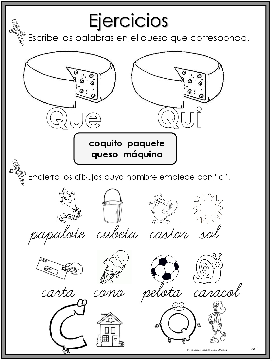 50 Ejercicios De Lecto Escritura Para Preescolar Y Primaria 019