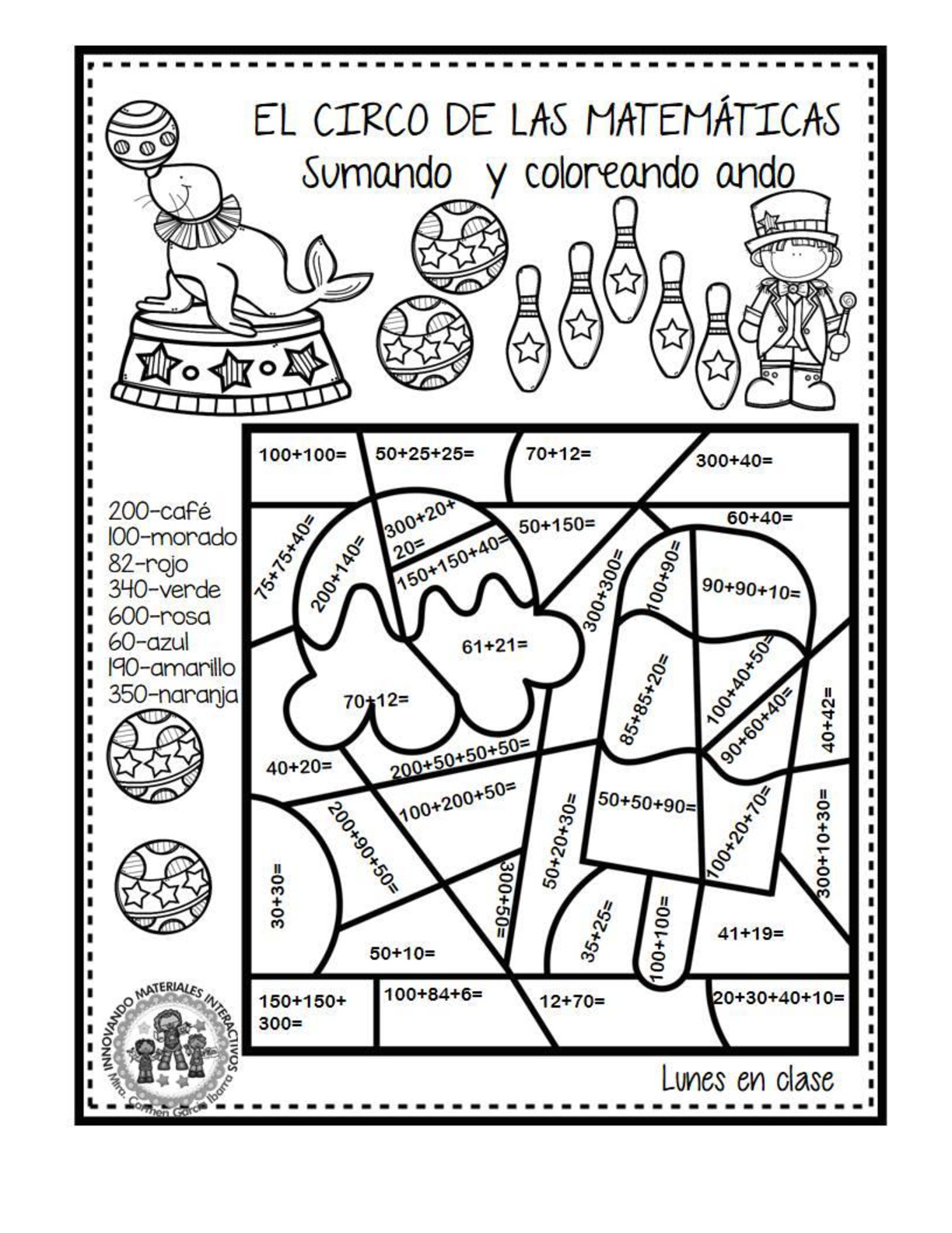 El circo de las matemáticas (35) - Imagenes Educativas
