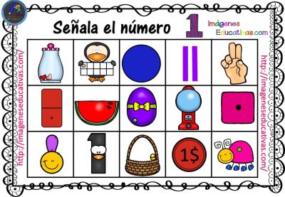 Láminas mejorar atención y la percepción numérica -Orientacion Andujar