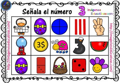 Láminas mejorar atención y la percepción numérica -Orientacion Andujar