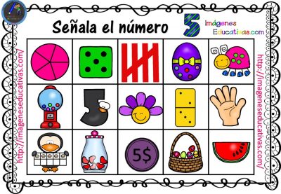 Láminas mejorar atención y la percepción numérica -Orientacion Andujar