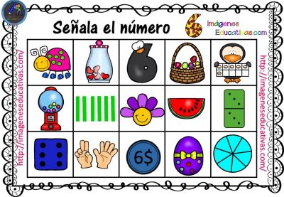 Láminas mejorar atención y la percepción numérica -Orientacion Andujar