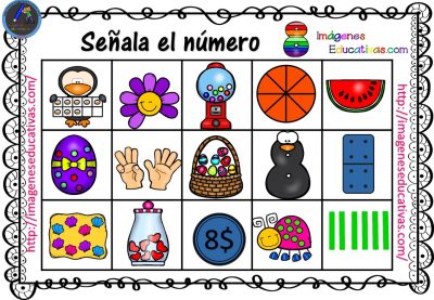 Láminas mejorar atención y la percepción numérica -Orientacion Andujar