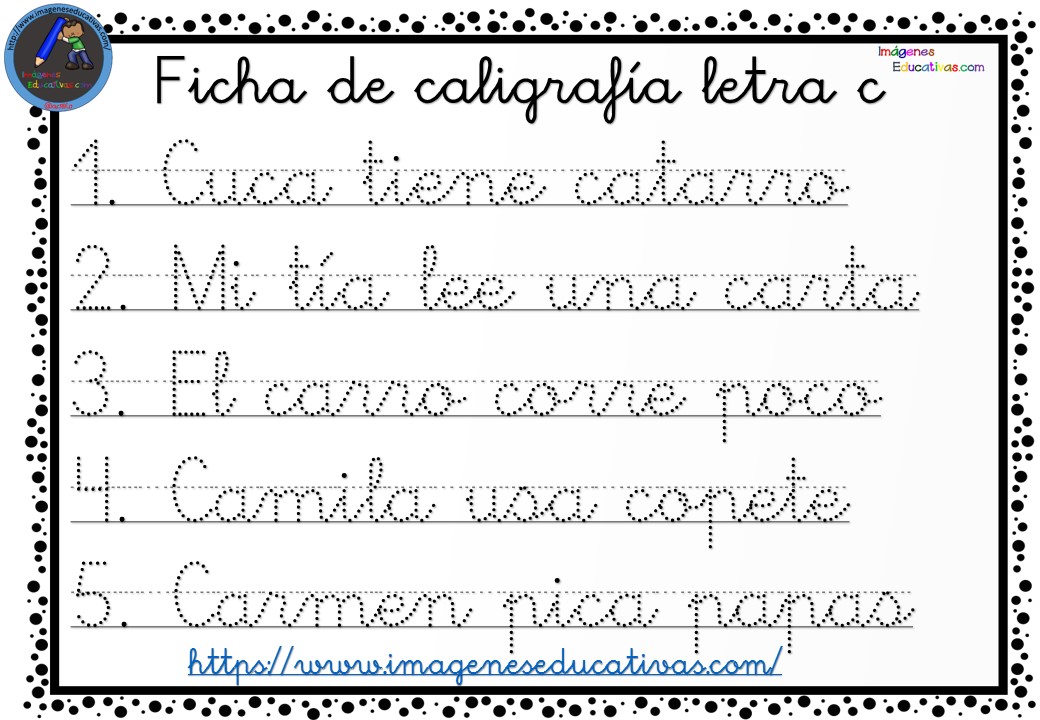 Cuaderno para repasar caligrafía ordenado por letras - Imagenes Educativas