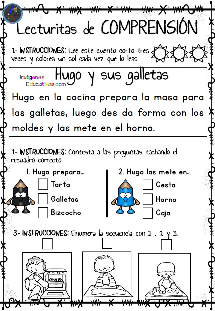 Lecturitas de comprensión 2 (4) - Imagenes Educativas