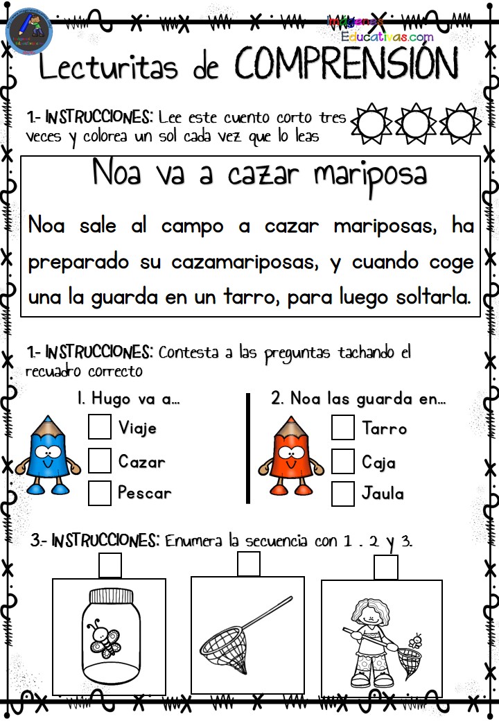 Lecturitas de comprensión 2 (6) - Imagenes Educativas
