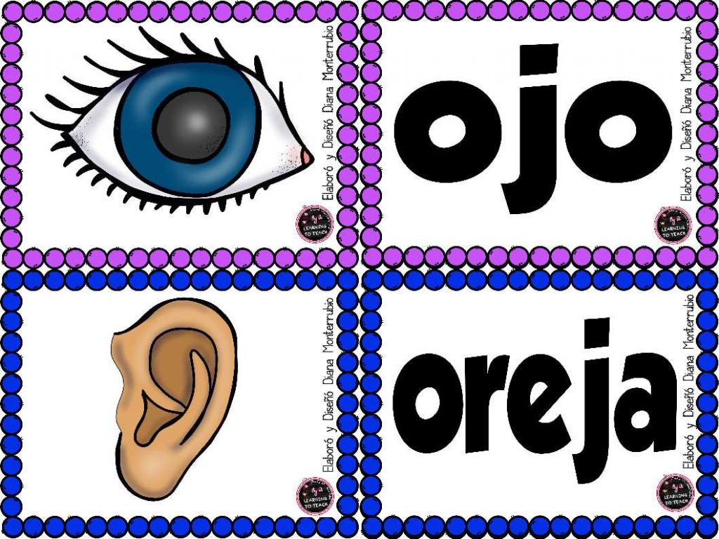 MEMORAMA PARTES DEL CUERPO (8) - Imagenes Educativas